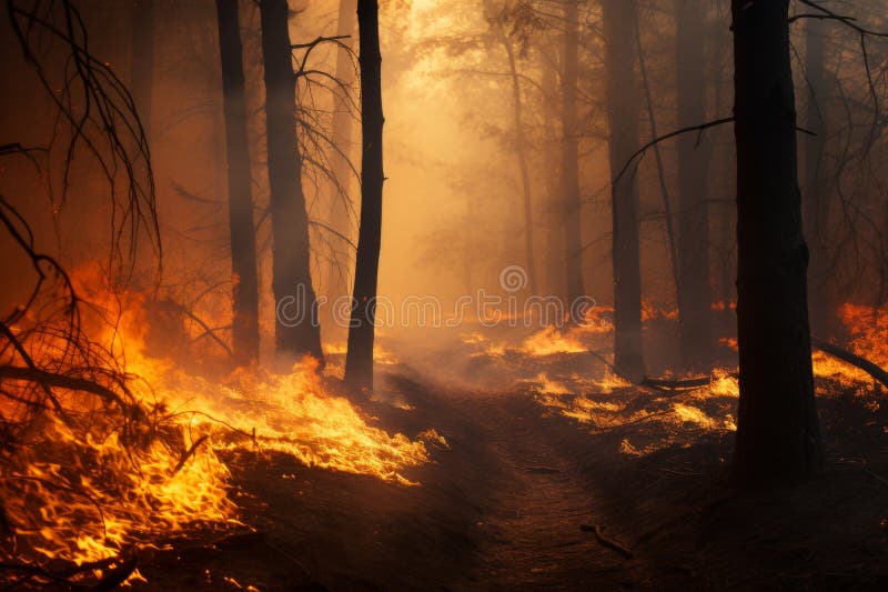 Devastating Forest Fire Causes Widespread Destruction and Environmental ...
