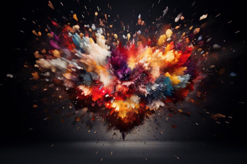 Heart explosion stock illustration. Illustration of explosion - 7917131