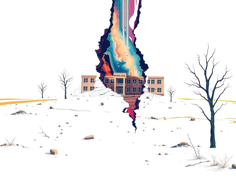 Droughts Silent Crisis How Water Scarcity Impacts Education and Future Generations Stock ...