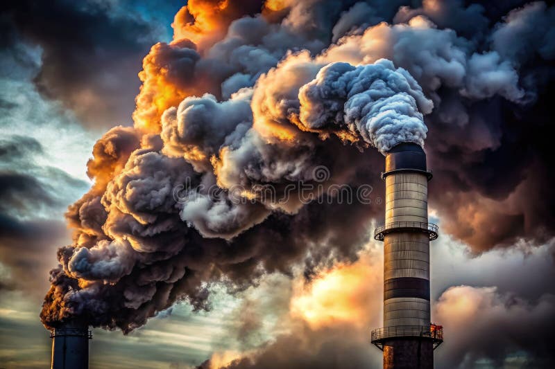 The Devastating Impact of Industrial Smog Black Smoke Pollution and ...