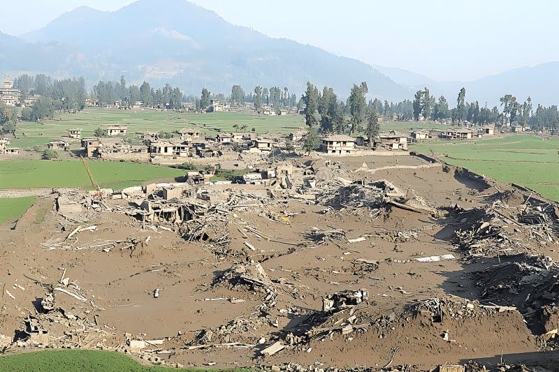 Devastating Mudslide Aftermath: Village Destroyed in Mountainous Region ...