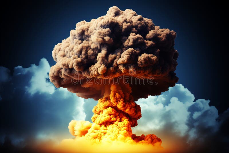 Devastating Mushroom Cloud Formation in the Aftermath of a Massive ...