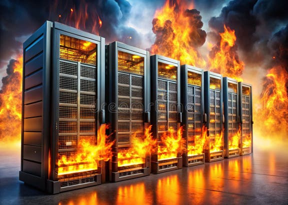 Devastating Server Room Fire Protecting Your Data Center Infrastructure ...