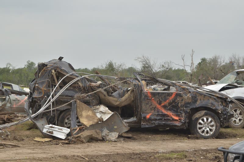 Tornado Damage from Spring Thunder Storms Editorial Photo - Image of ...