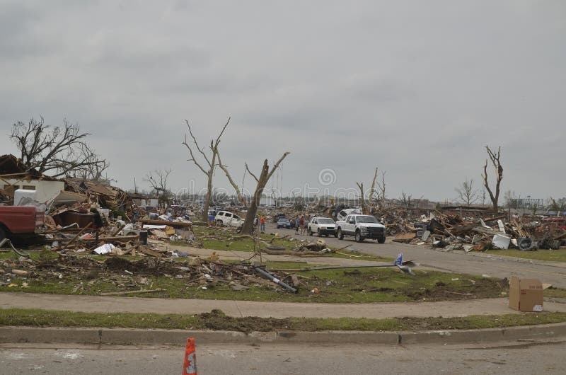 Tornado Damage from Spring Thunder Storms Editorial Photography - Image ...