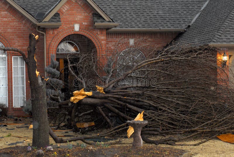 Tornado Damage from Spring Thunder Storms Editorial Image - Image of ...