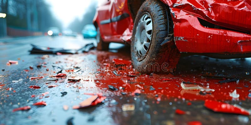 Devastatingaftermathofahighimpactvehiclecollisioncapturedinthisimage ...