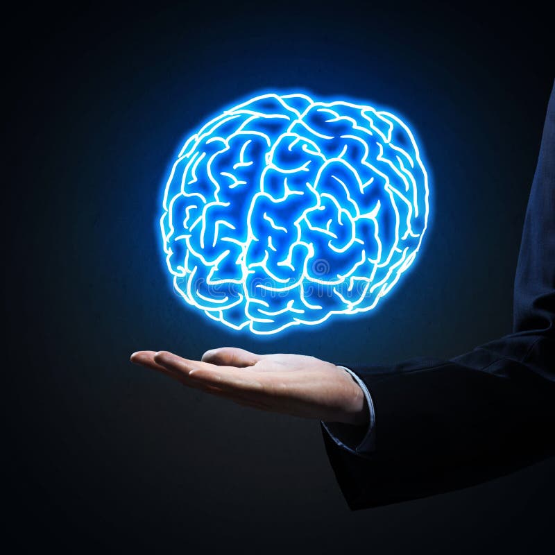 Develop our mind ability stock image. Image of hand - 101419185