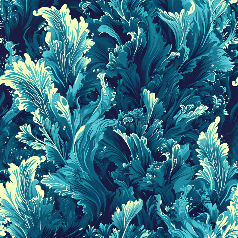 Seamless Organic Pattern Inspired by the Delicate Patterns Formed by ...