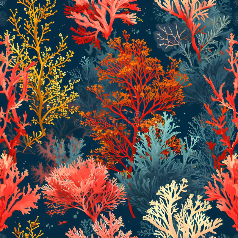 Organic Pattern that Mirrors the Delicate Forms of Underwater Coral ...