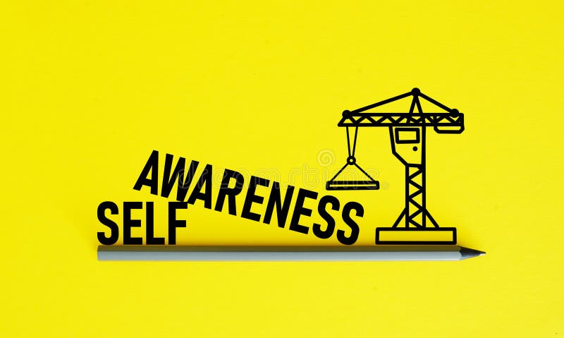 Develop Self Awareness is Shown Using the Text Stock Photo - Image of ...