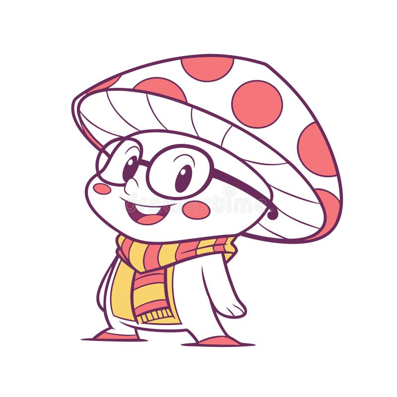 Develop a Whimsical Thistle the Daring Toadstool Stock Vector ...