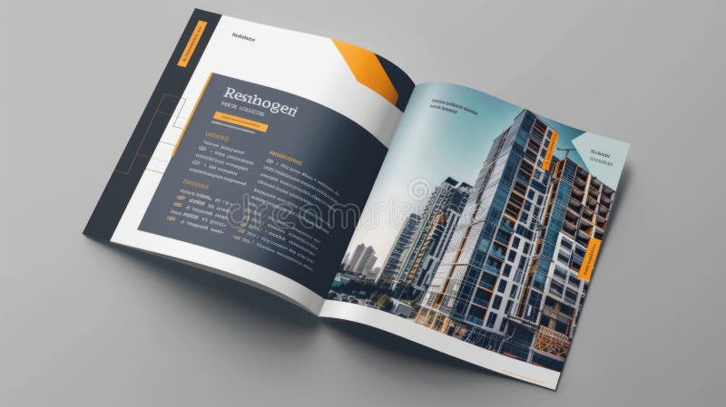 Developer, Architectural Business Brochure Design Catalog Template ...