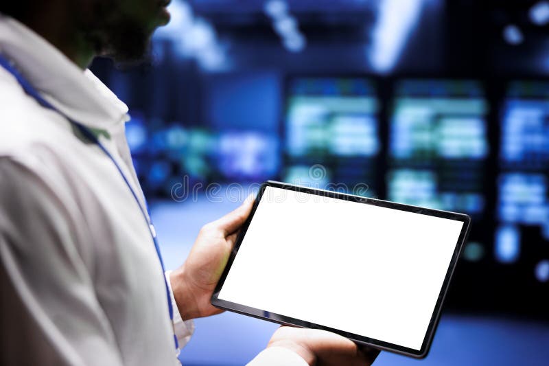 It Developer Using Mock Up Tablet Stock Image Image Of Calculations Computations 302190509