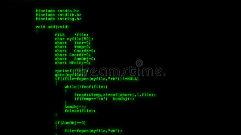 Developer Is Browsing Html Code On The Computer Screen Html Web Page Code Scrolling Programming