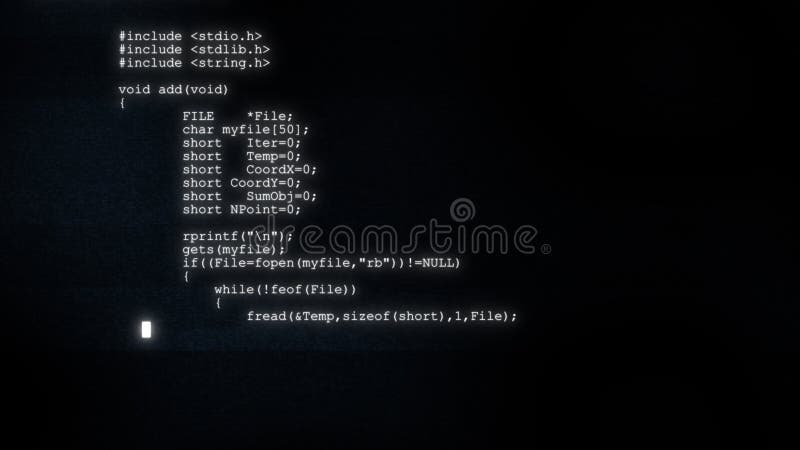 Developer Is Browsing Html Code On The Computer Screen Html Web Page Code Scrolling Programming