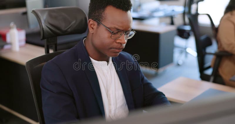 Developer Computer Or Programmer Thinking Of Cyber Security Code For Digital Transformation On