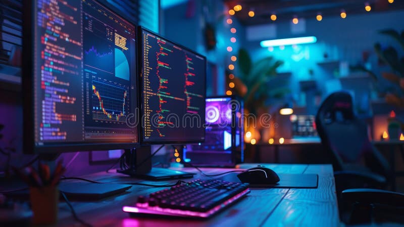 Developer Debugging Machine Learning Algorithms with Dual Monitors for ... Developer Debugging Machine Learning Algorithms with Dual Monitors for ...
