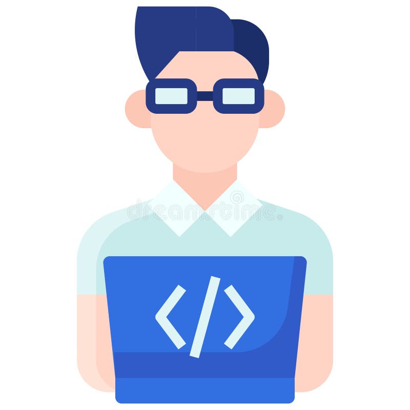 Developer Icon, DeFi Related Vector Illustration Stock Vector ...