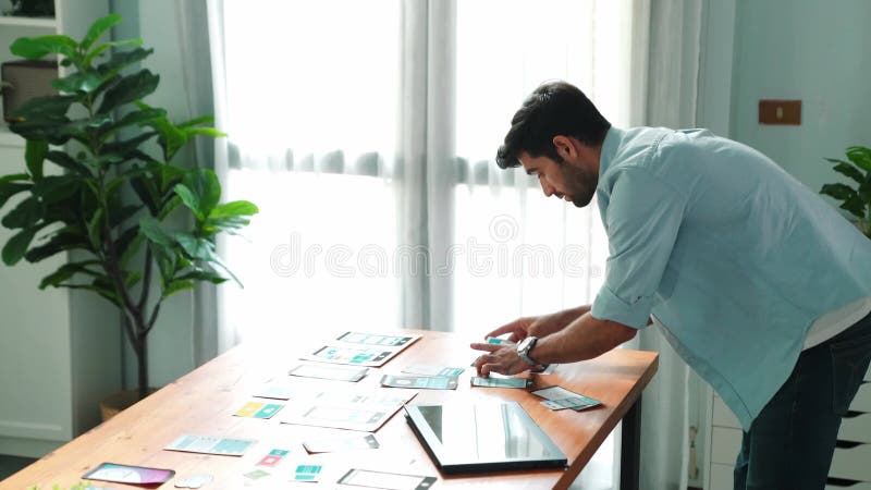 Developer Planning Plan while Design Ux Ui Design for Mobile App ...