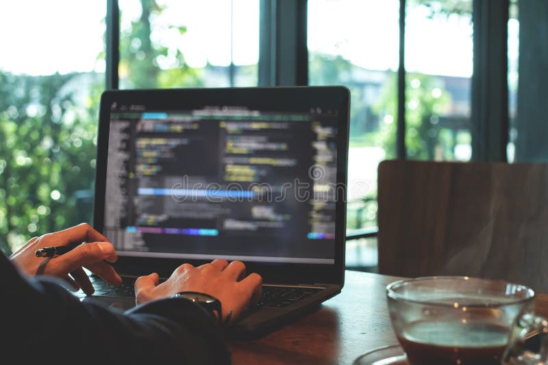 Developer Programming Using Personal Computer and Coding Technology ...