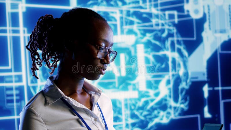 Developer Runs Code in AI Center Stock Footage - Video of servers ... Developer Runs Code in AI Center Stock Footage - Video of servers ...