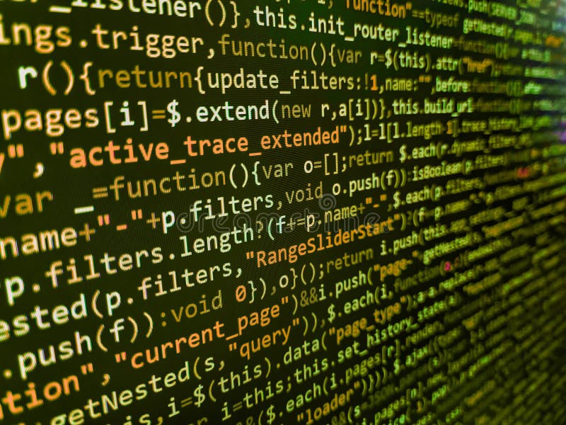 Developer Software Programming Code Program Code Php Html Css Of Site Big Data Storage And