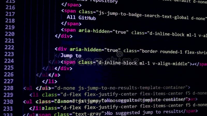 Software Source Code Screen Programming Code Writing Script Stock Footage Video Of Python