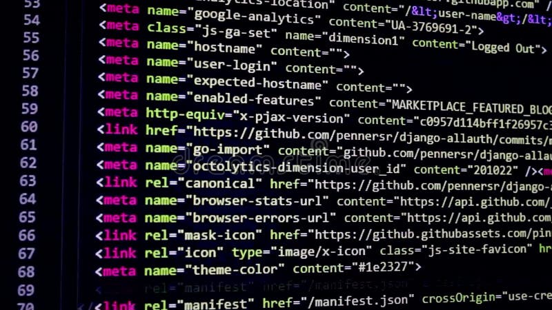 Software Source Code Programming Code Programming Code On Computer 9301