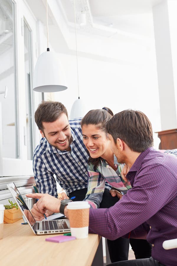 Developer Team in the Start-up Discusses Innovation Stock Photo - Image ...