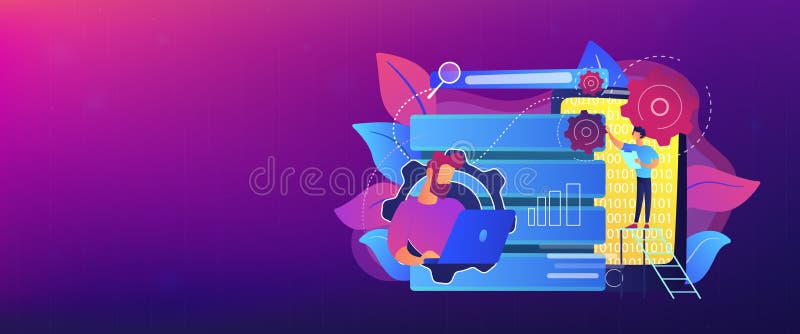 Big Data Applications Header Banner. Stock Vector - Illustration of ...
