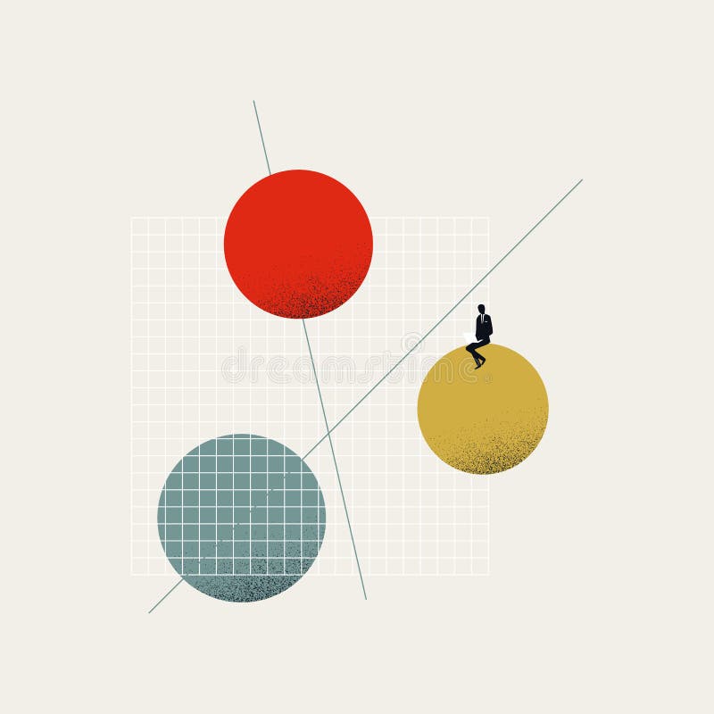 It Developer at Work, Vector Concept. Symbol of Information Technology ...