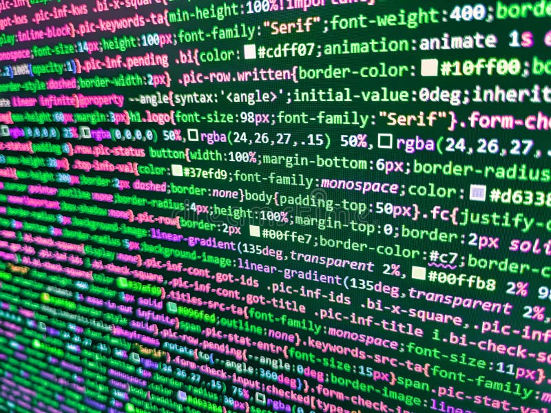 Developer Working On Software Codes In Office Python Programming Developer Code Javascript