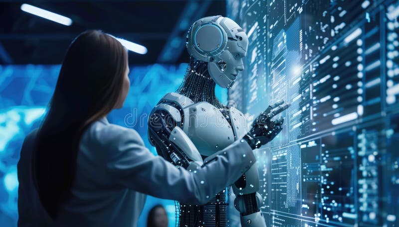 Developers Collaborate, Innovate in a Modern Office, Working on Digital ...