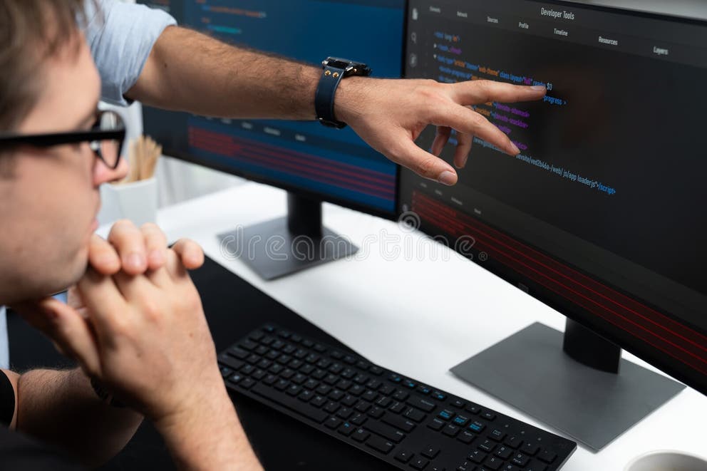 It Developers Creating Online Software Development Information ...