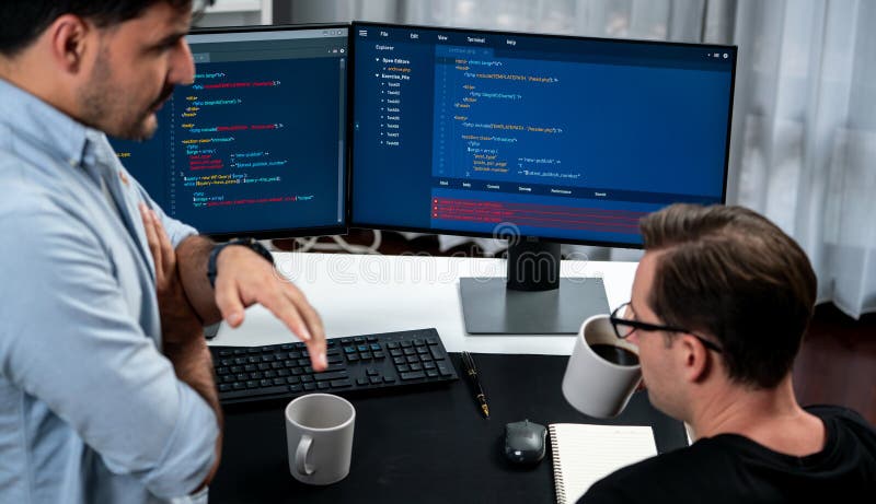 It Developers Discussing Online Software Development Information ... It Developers Discussing Online Software Development Information ...