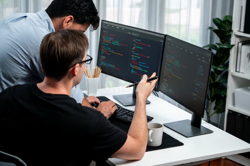 It Developers Discussing Online Software Development Information ... It Developers Discussing Online Software Development Information ...