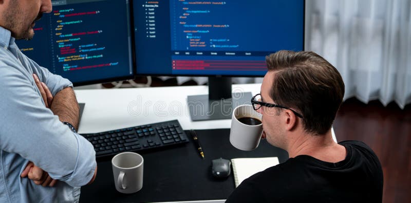It Developers Discussing Online Software Development Information ... It Developers Discussing Online Software Development Information ...