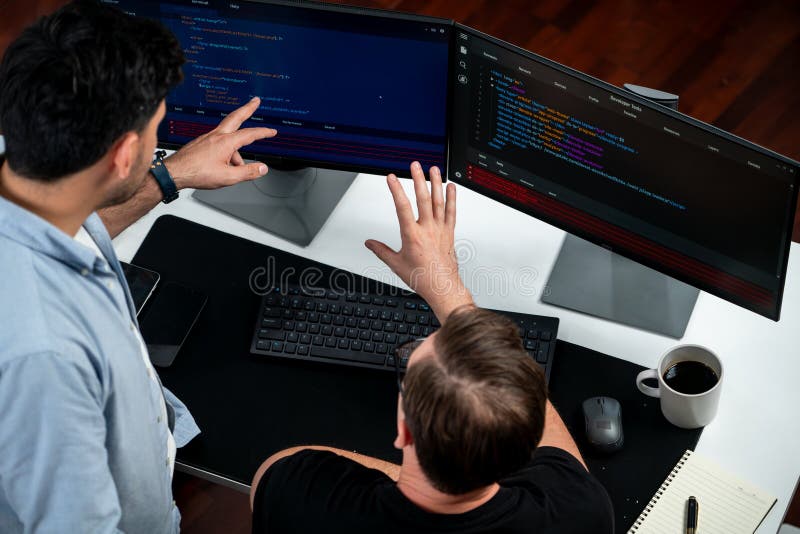 It Developers Discussing Online Software Development Information ... It Developers Discussing Online Software Development Information ...
