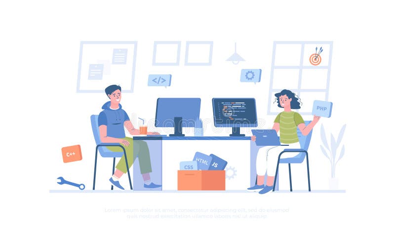 Software Testing Team Stock Illustrations 1309 Software Testing Team