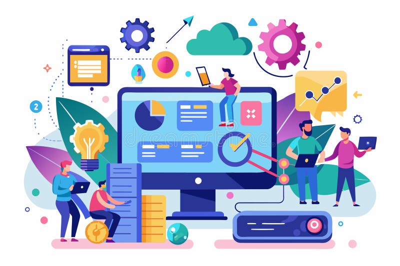 Developers Team Up To Install Flat Illustration Software on Laptops and ...