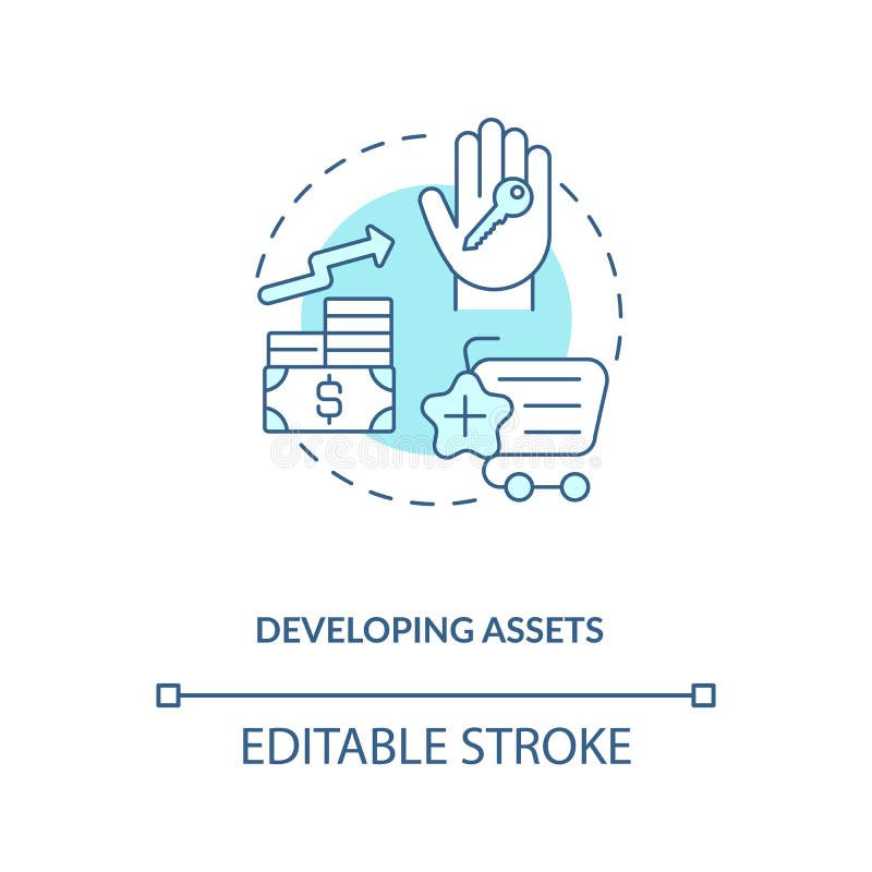 Security Asset Management Concept Icon Stock Illustrations – 155 ...