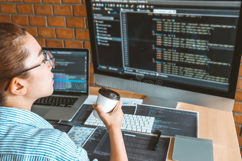 Developing Concentrated Programmer Reading Computer Codes Development Website Design and Coding ...