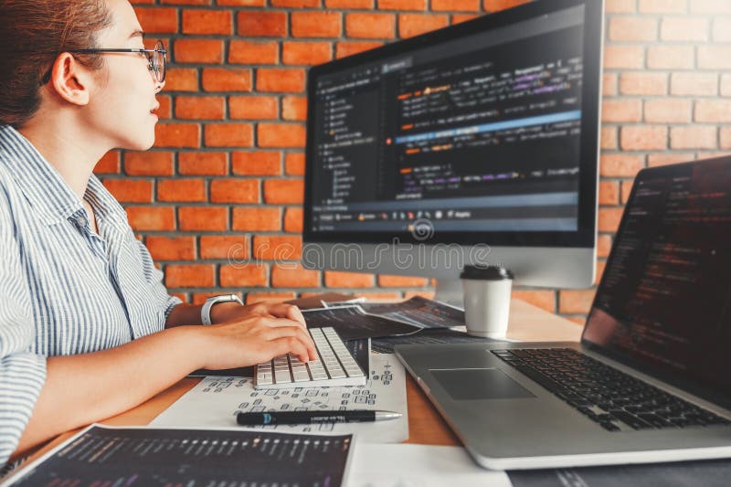 Developing Concentrated Programmer Reading Computer Codes Development Website Design and Coding ...