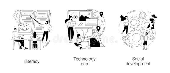 Illiteracy Vector Stock Illustrations – 122 Illiteracy Vector Stock ...