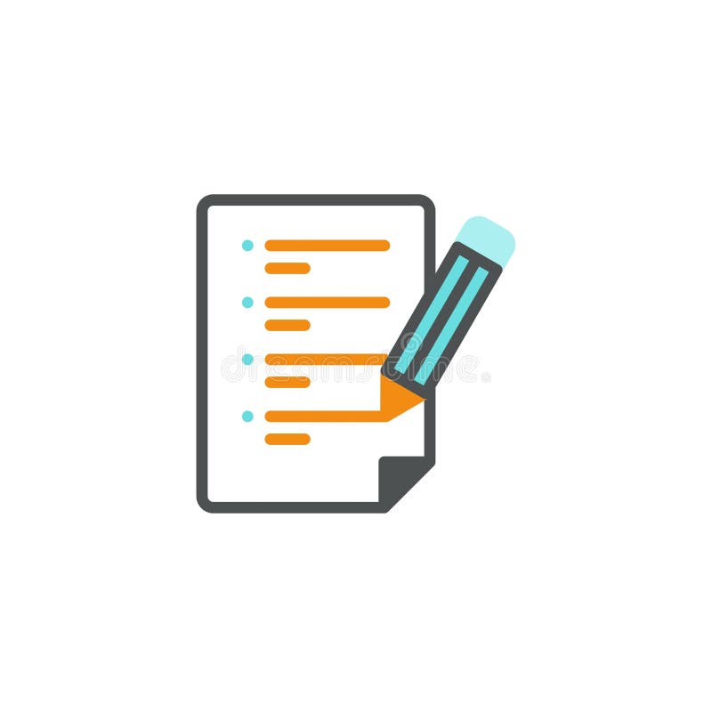 Developing a Detailed Document Pencil Plan for Projects Stock Vector ...