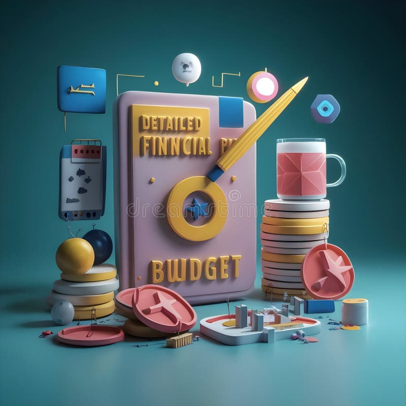 DEVELOPING a DETAILED FINANCIAL PLAN and BUDGET Stock Photo - Image of ...