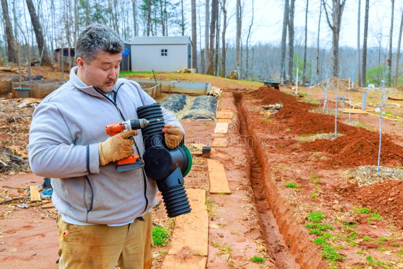 Developing Drainage System for Outflow of Rainwater a Stormwater Stock ...