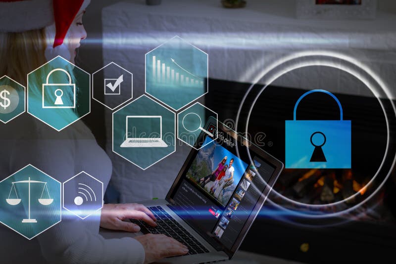 Developing Network Security System. Internet Data Security Concept ...