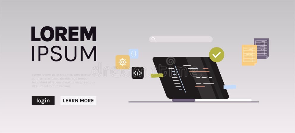 Developing New Software on Laptop and Freelance Developer Programming, Coding, Development ...